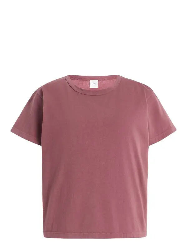 LESET The Margo Cotton T-shirt - Pink
