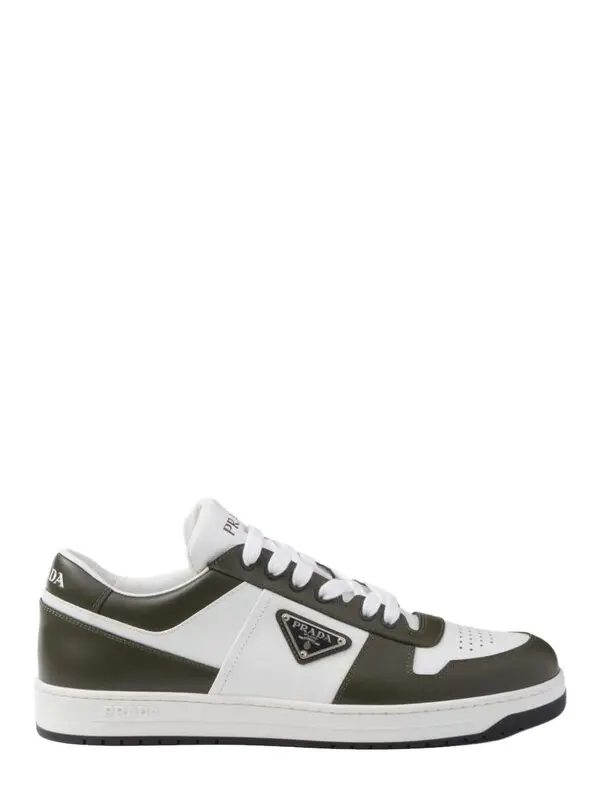 Prada Downtown Two-tone Sneakers - White