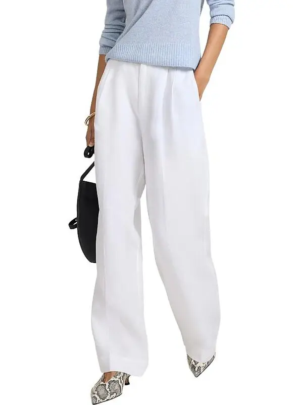Onia Pleated Lyocell Trouser - Stone