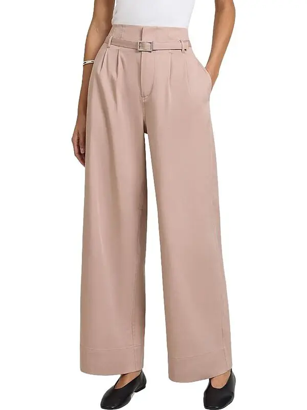 Onia Lyocell Paperbag Trouser - Warm Taupe