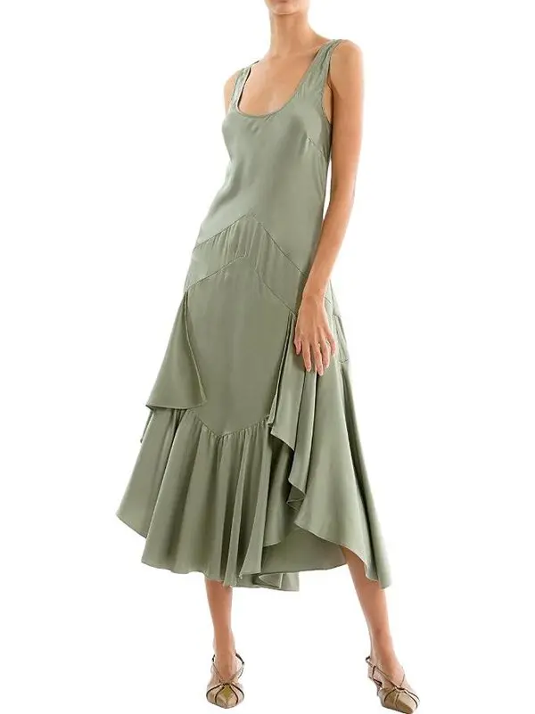 SECRET PON-PON Evelyn Dress - Laurel Green