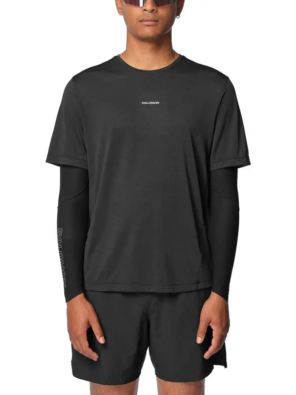 SALOMON Core Short Sleeve Tee - Deep Black