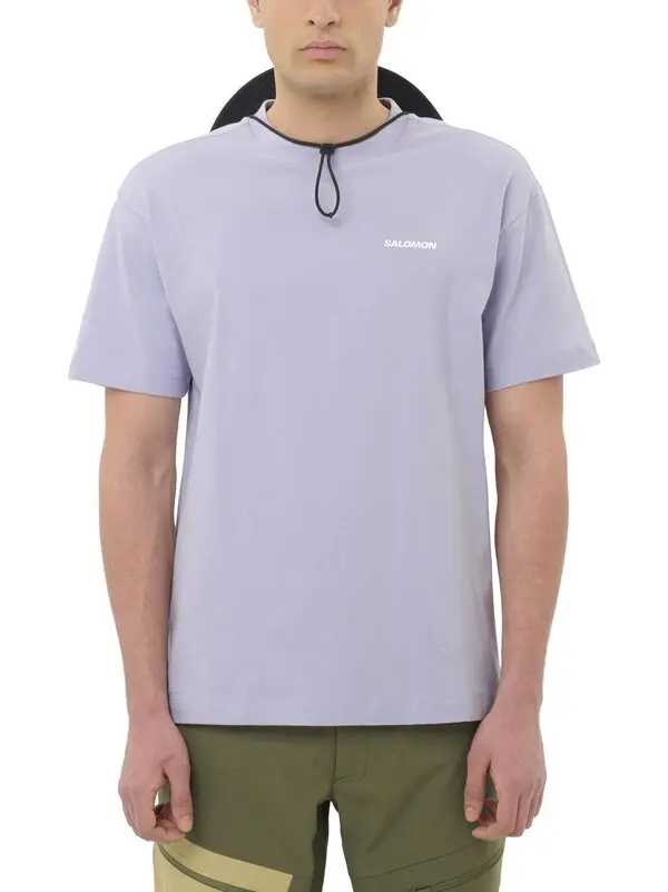 SALOMON Logo Rx Tee - Cosmic Sky