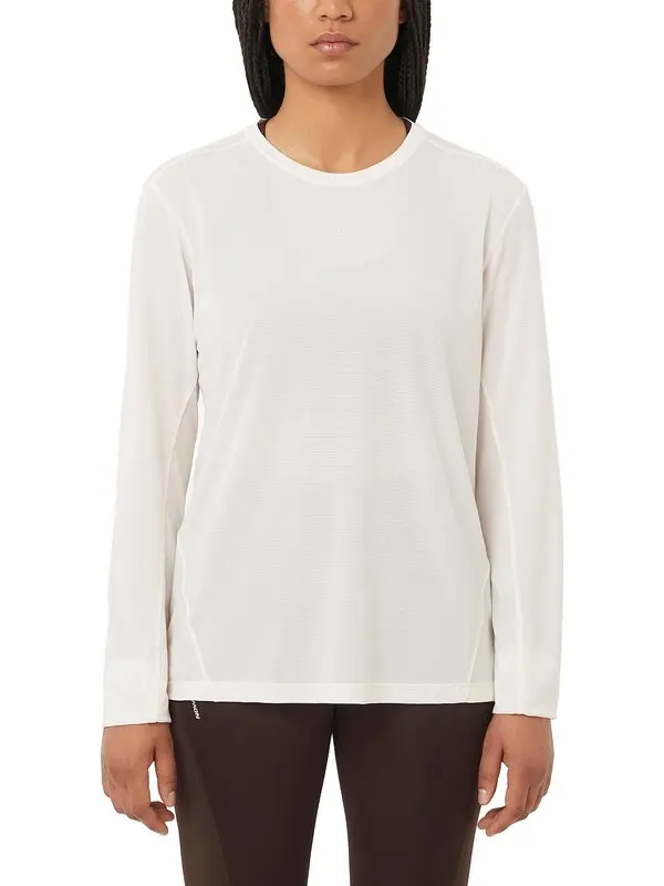 SALOMON Shkout Core Long-sleeve Tee - Whisper White