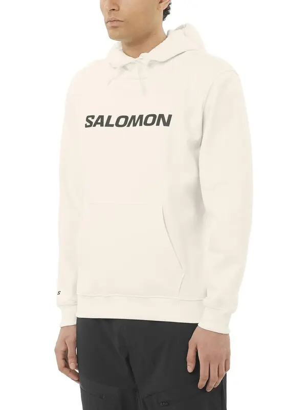 SALOMON Big Logo Hoodie - Whisper White