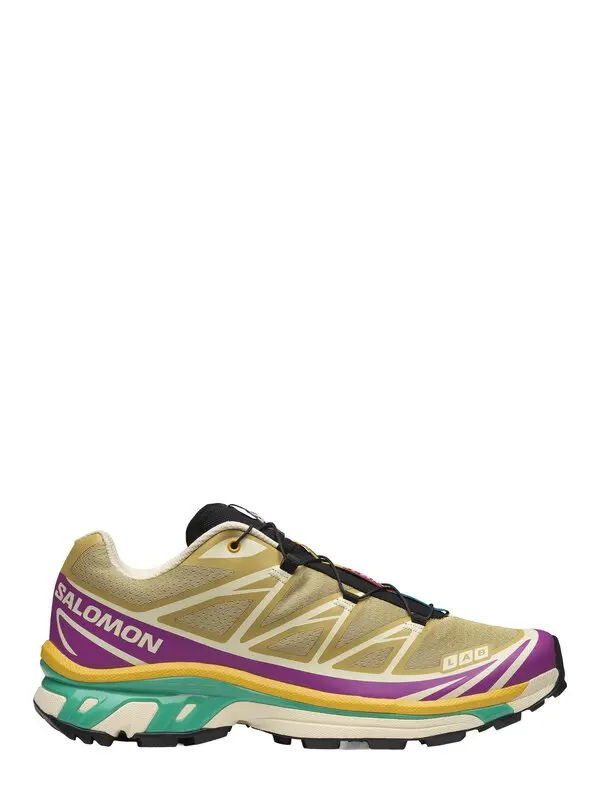 SALOMON Xt-6 Athletic Sneakers - Antique Gold/transparent Yellow