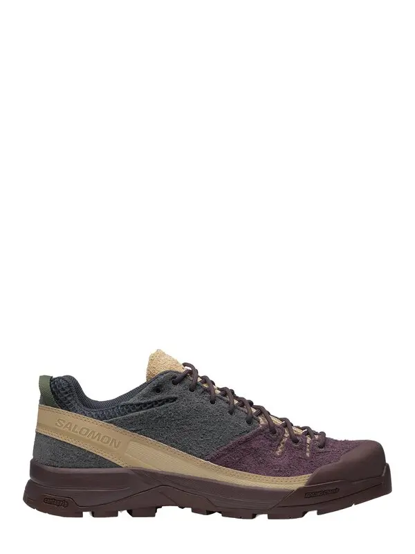 SALOMON X-alp Suede Sneakers - Plum Perfect/nine Iron
