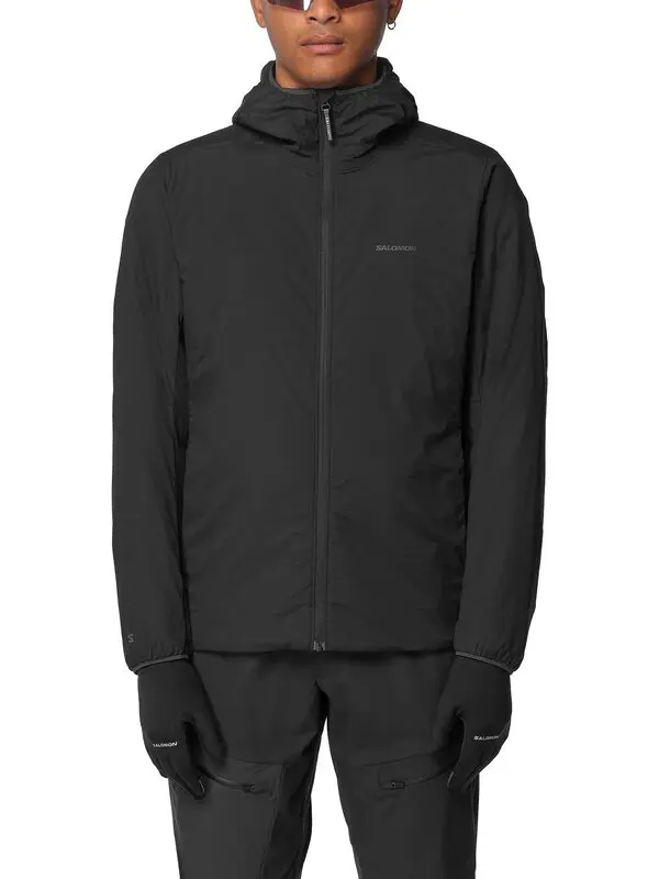 SALOMON Mountain Flex Hooded Jacket - Deep Black