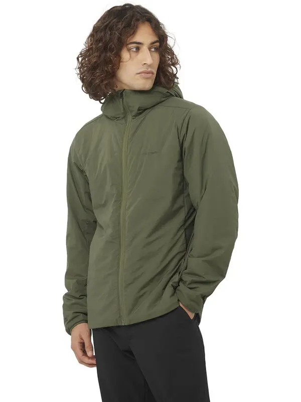 SALOMON Mountain Flex Hooded Jacket - Green
