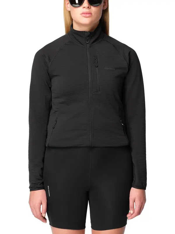 SALOMON Essential Lightwarm Full-zip Fleece - Deep Black