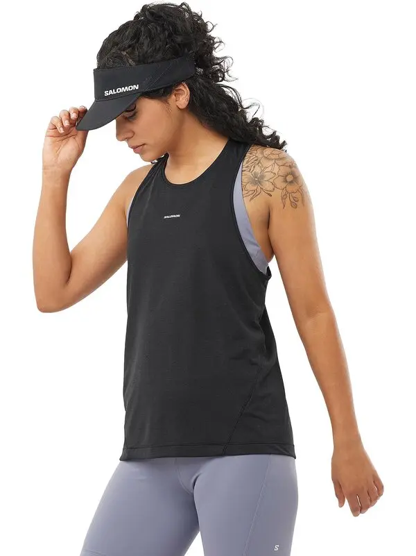 SALOMON Shkout Core Tank - Deep Black