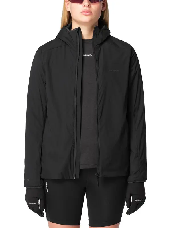 SALOMON Mountain Flex Hooded Jacket - Deep Black