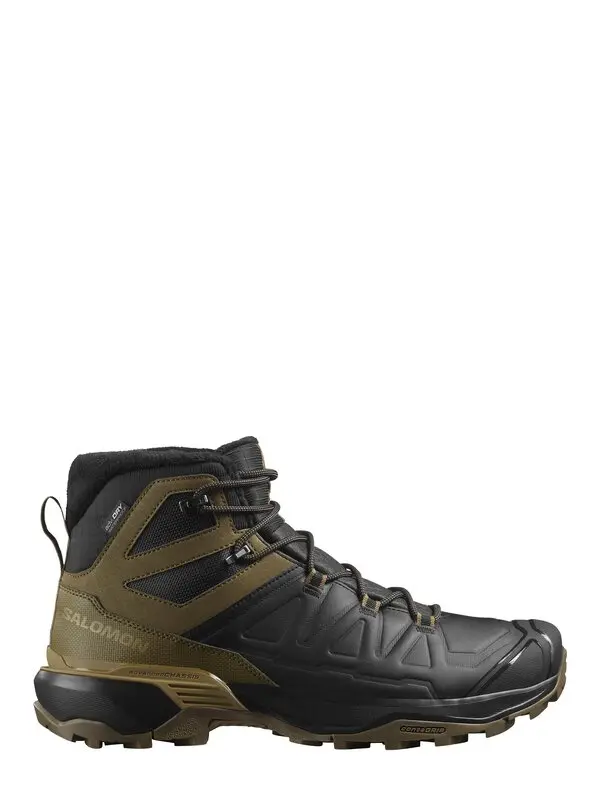 SALOMON X Ultra Snowpilot Waterproof Boots - Black / Military Olive