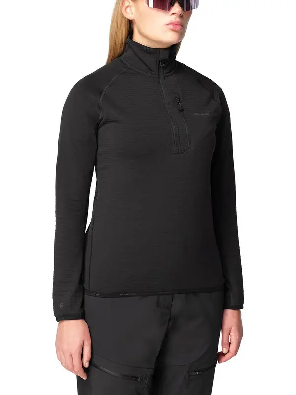 SALOMON Essential Lightwarm Half-zip Fleece - Deep Black