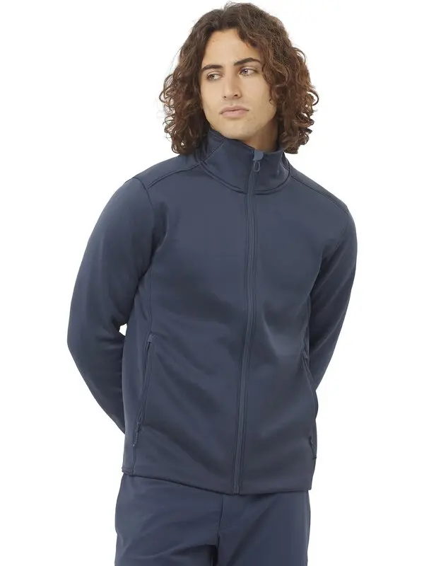SALOMON Sntial Midfleece Fz - Blue Nights
