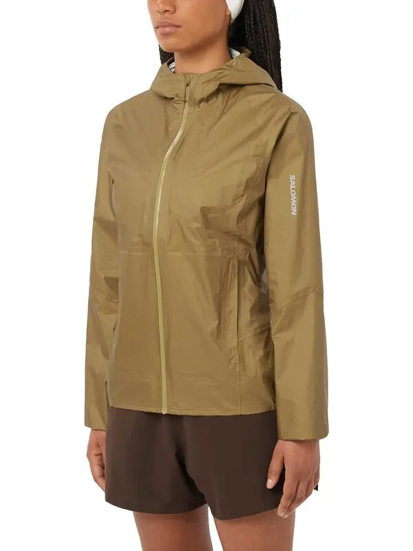 SALOMON Bonatti Waterproof Jacket - Brilliant Olive