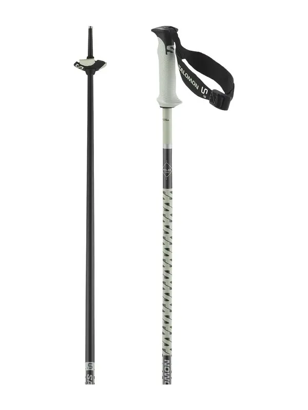 SALOMON Polar Pro S3 Ski Poles - White Moss