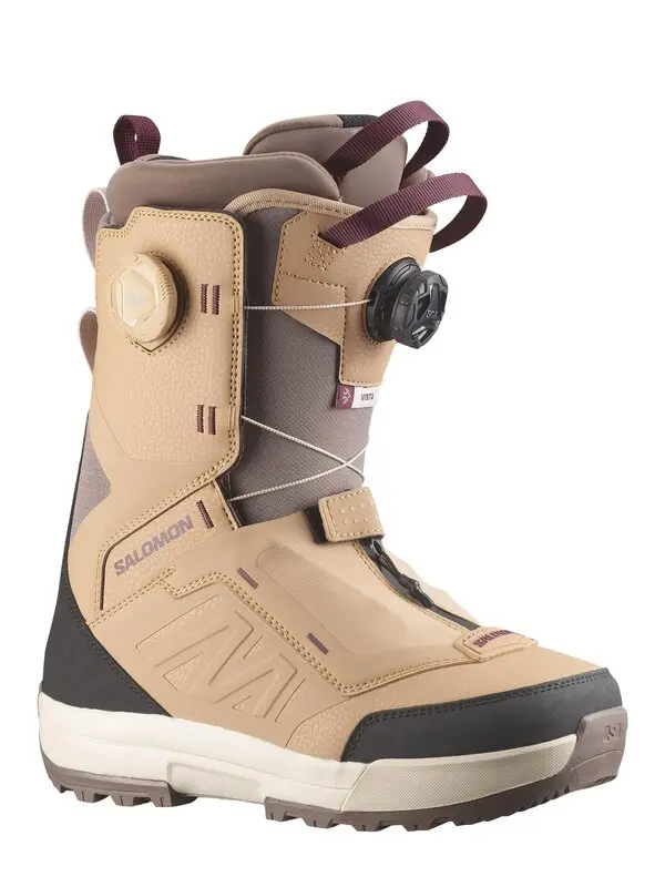 SALOMON Vista Dual Boa Boots - Tan / Deep Taupe