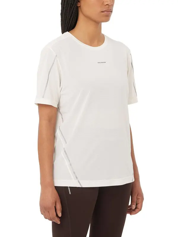SALOMON Shkout Core Stlr Short Sleeve Tee - Whisper White