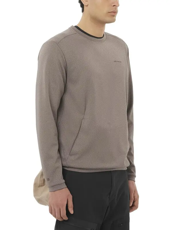 SALOMON Motomesh Crewneck - Iron