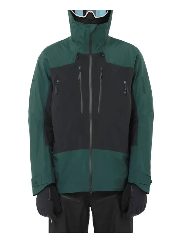 SALOMON Scrambler Gore-tex Shell Jacket - Green Gables / Deep Black