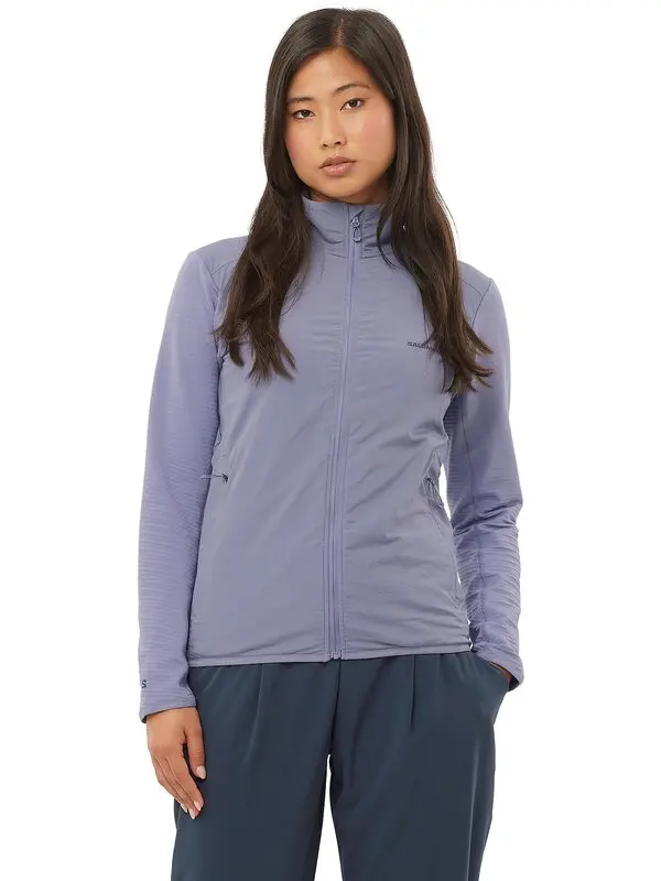 SALOMON Essential Lightwarm Hybrid Jacket - Blue Granite
