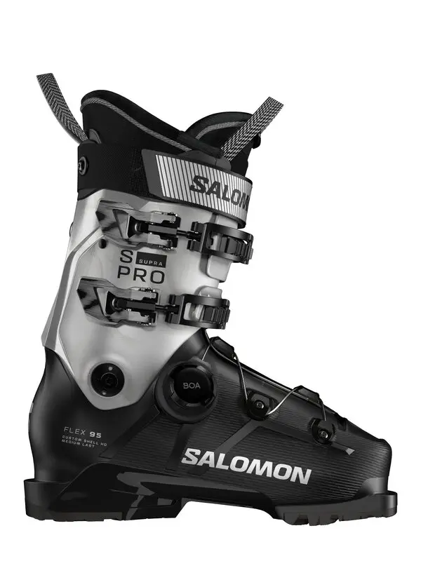 SALOMON Supra Boa® 95 Boots - Black / Silver Met.