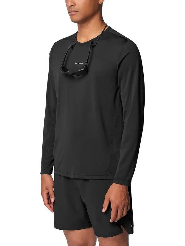 SALOMON Shkout Core Long-sleeve Tee - Deep Black