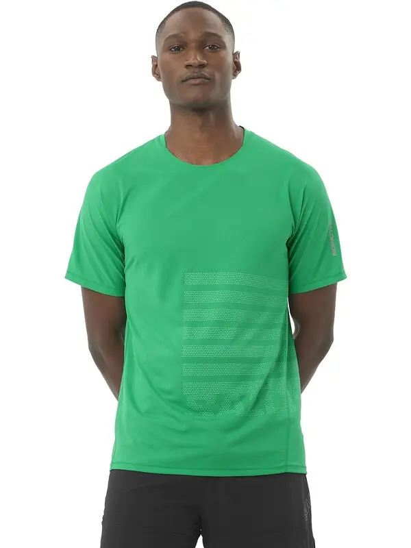 SALOMON Sense Aero Graphic T-shirt - Parakeet/spearmint