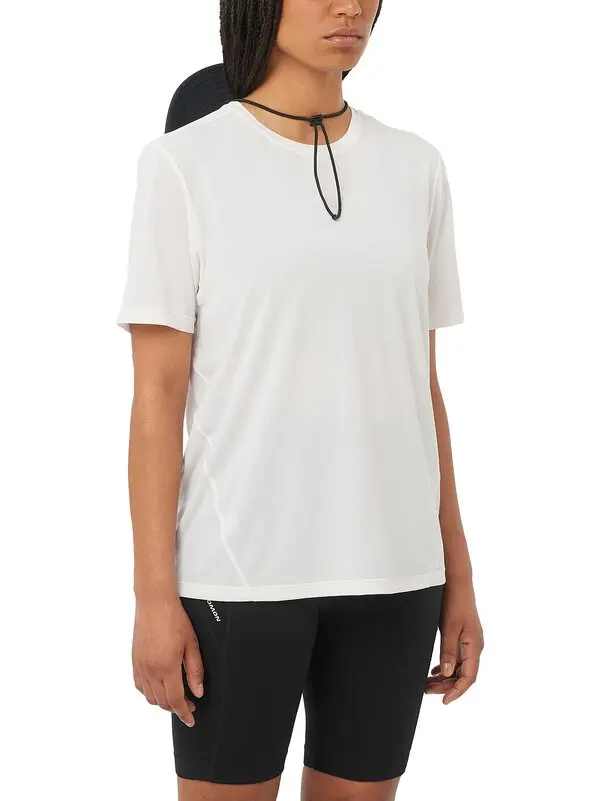 SALOMON Shkout Core Short Sleeve Tee - Whisper White