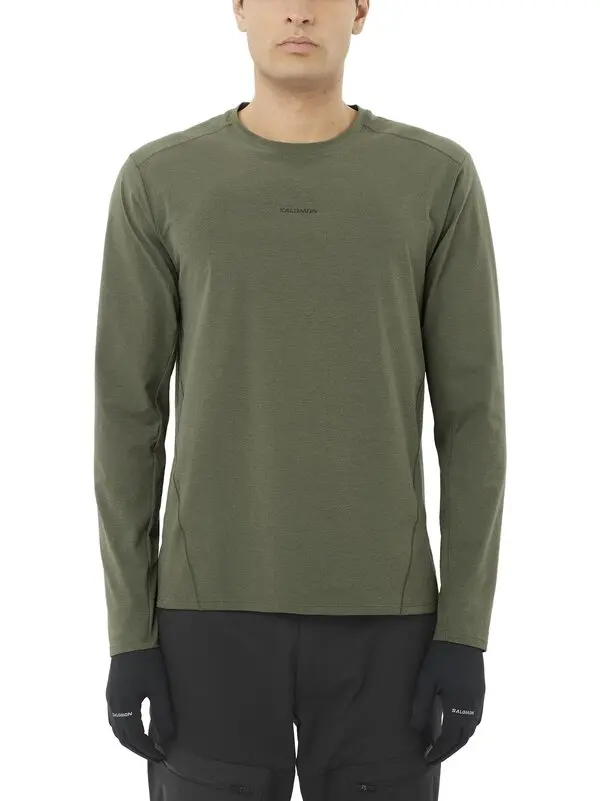 SALOMON Trackline Long-sleeve Tee - Grape Leaf