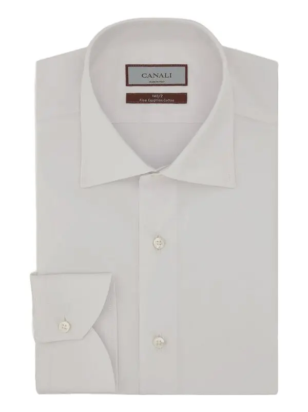 Canali Regular Fit Shirt In Cotton - White
