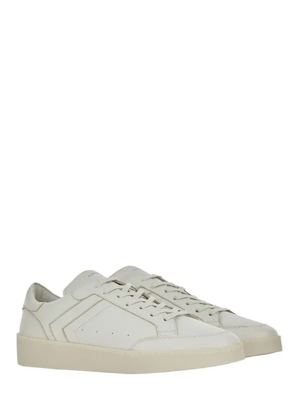 Canali Nuvola Leather Sneakers - White