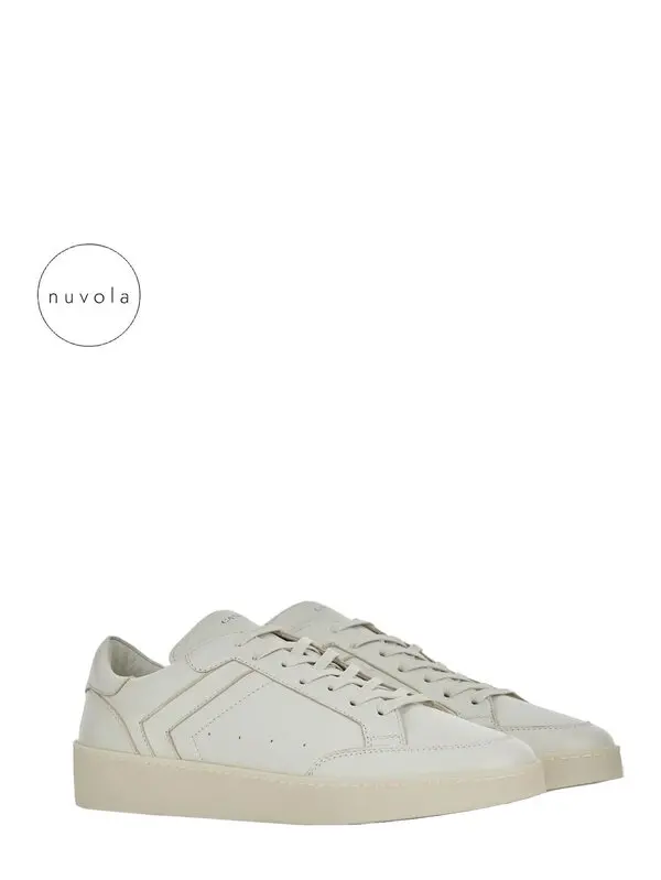 Canali Nuvola Leather Sneakers - White