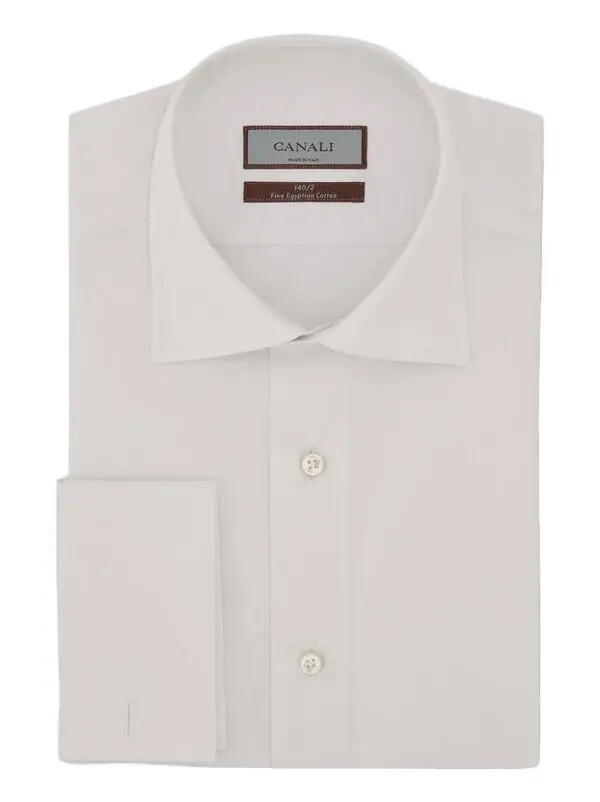 Canali Regular Fit Shirt In Cotton - White