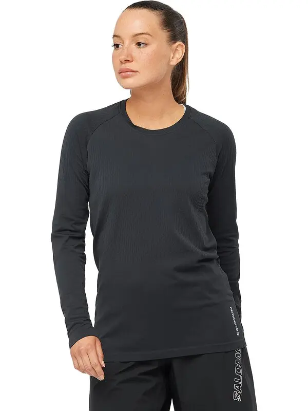 SALOMON Sense Aero Seamless Tee - Deep Black