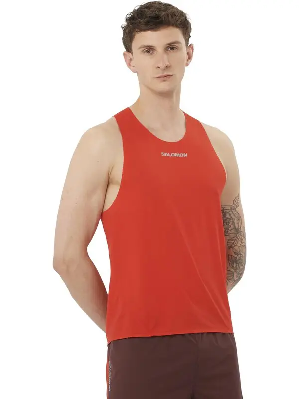 SALOMON S/lab Speed Singlet - Fiery Red