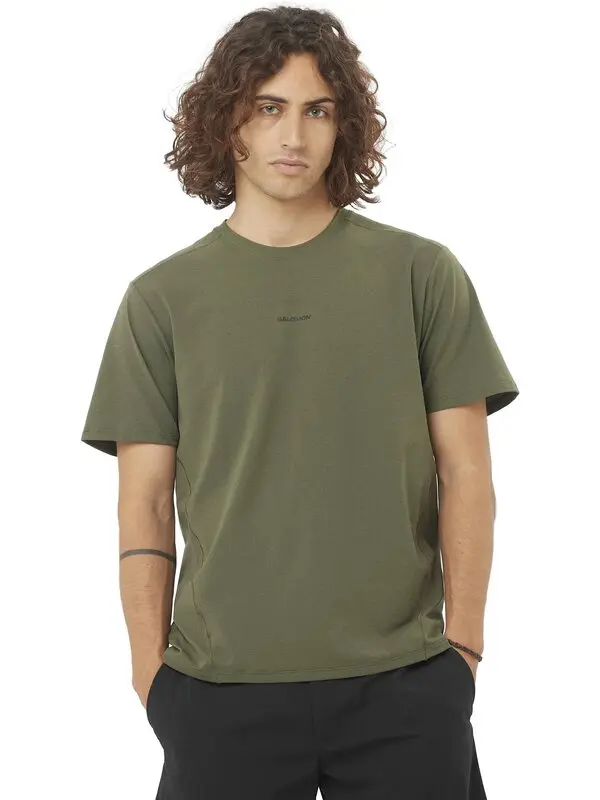 SALOMON Trackline Ss Tee - Grape Leaf