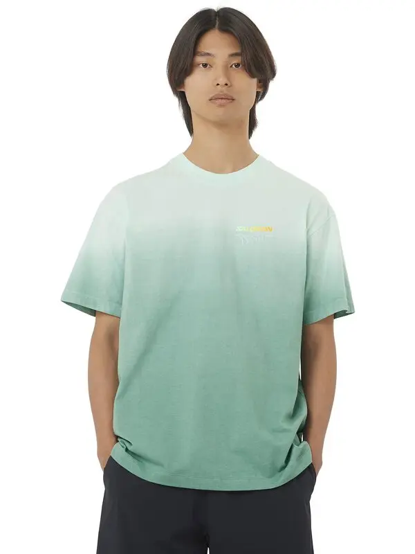 SALOMON Shortney Ss Tee U - Bay/dynasty Green