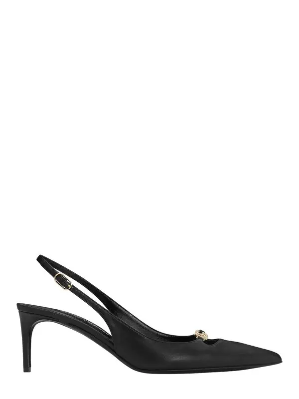 Dolce & Gabbana Lollo Slingback - Black