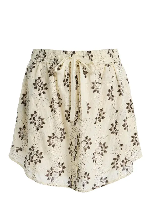 ILIO NEMA Abas Printed Mini Skirt - White