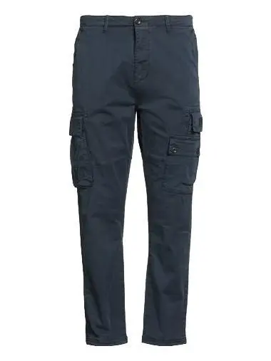 AERONAUTICA MILITARE Cotton-elastane Cargo Pants - Navy