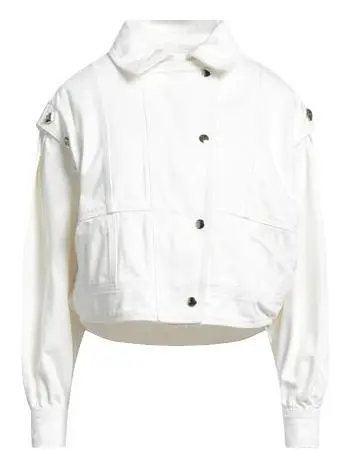 TWINSET Cotton Denim Outerwear - White