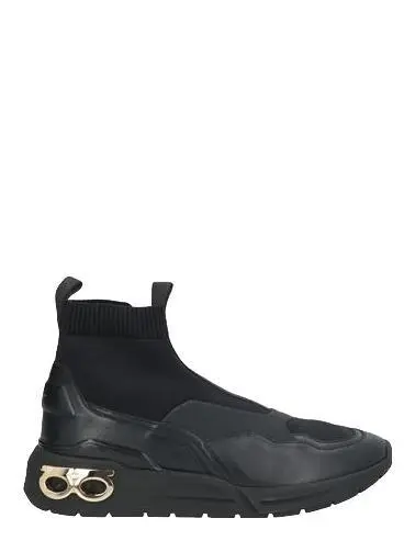FERRAGAMO Cosma Sock Sneakers - Black