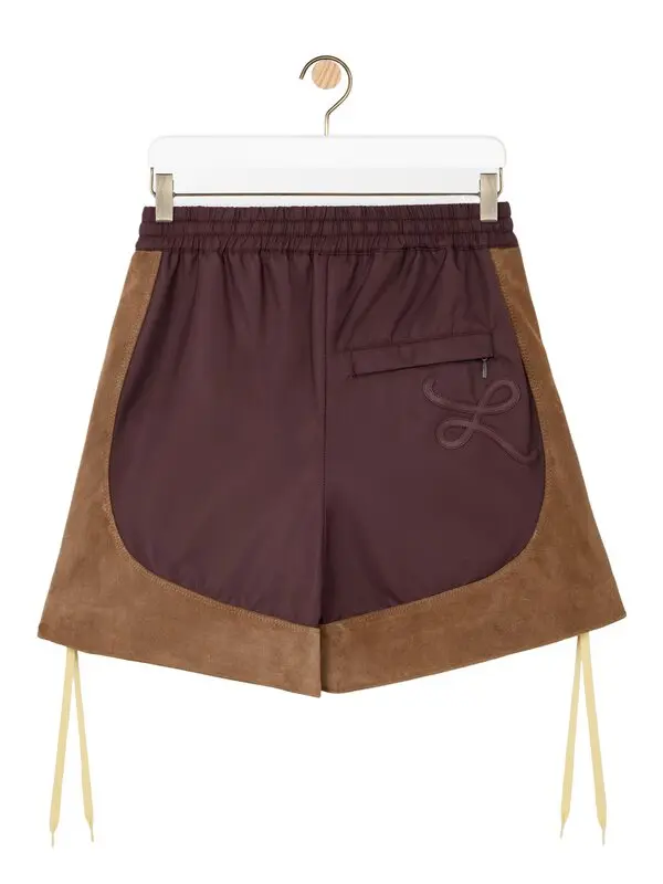 Loewe Technical Fabric Shorts - Brown