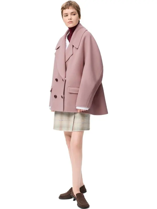 Loewe Wool Short Coat - Pink