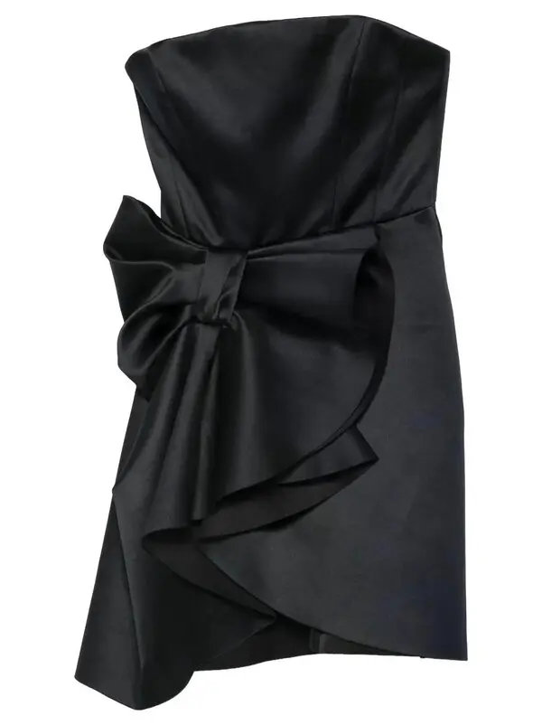 Viktor & Rolf Bow Detail Mini Dress - Black