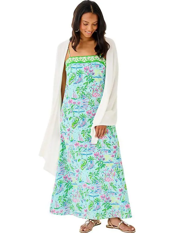 Lilly Pulitzer® Lanelle Cashmere Wrap - Coconut