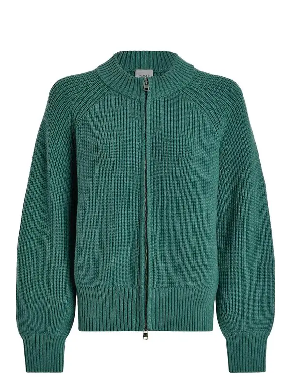 Varley Milo Knit Jacket - Deep Sea