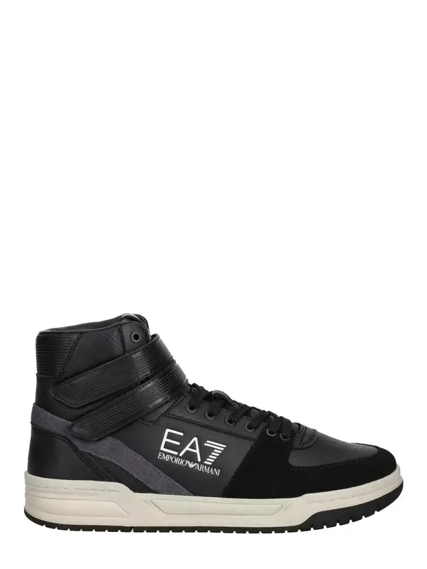 Emporio Armani High-top Sneakers - Black